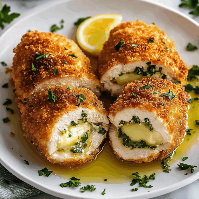 Classic Chicken Kiev - Justine Recipes