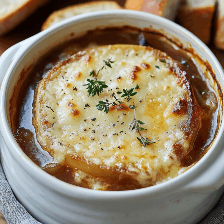 Classic French Onion Soup - Justine Recipes
