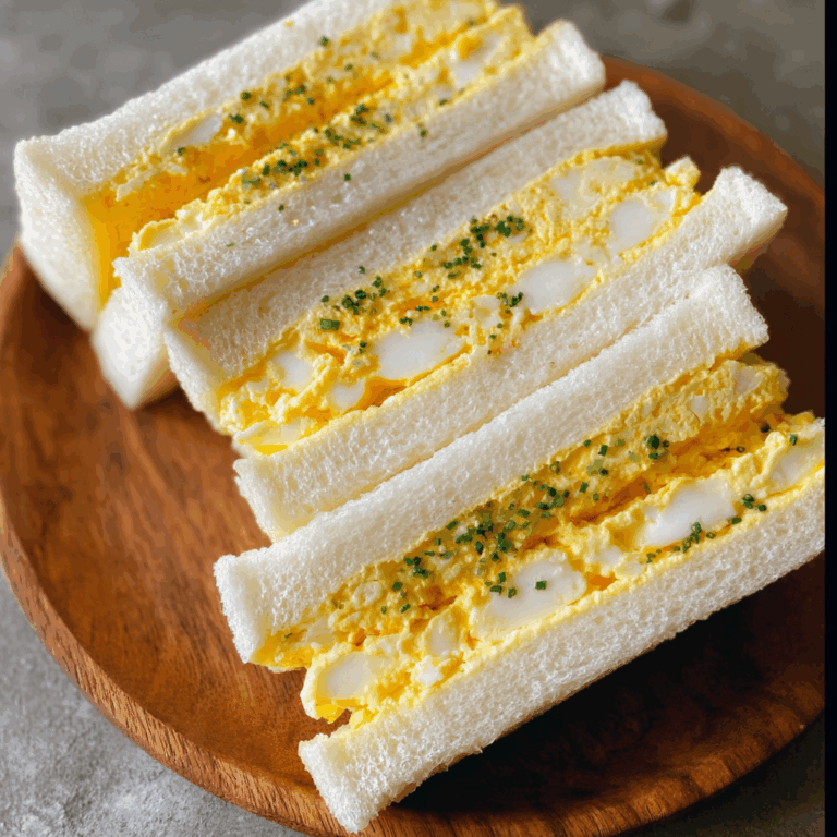 Japanese Egg Sandwich - Justine Recipes