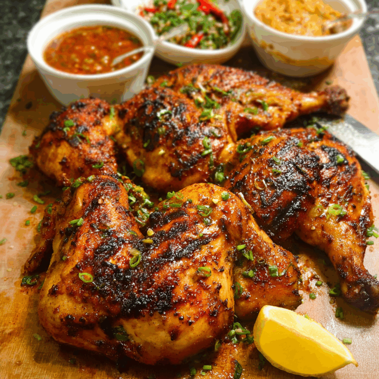 Mozambican Peri-Peri Grilled Chicken - Justine Recipes