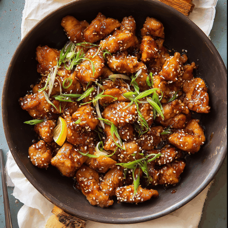 Orange Sesame Chicken - Justine Recipes