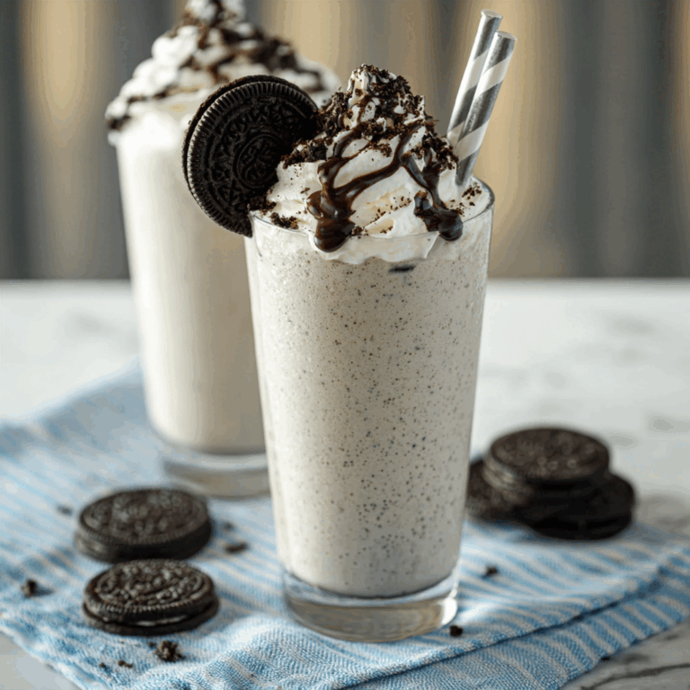 Oreo Milkshake - Justine Recipes