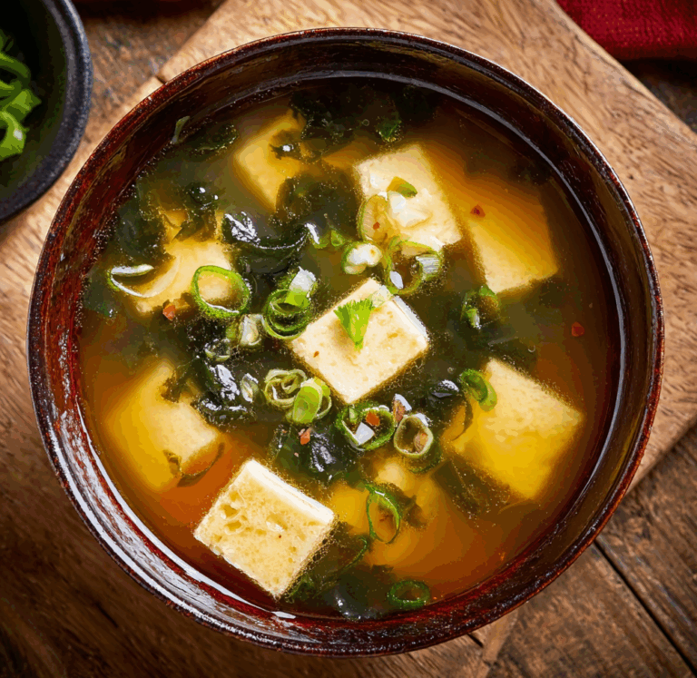 Traditional Japanese Miso Soup - Justine Recipes