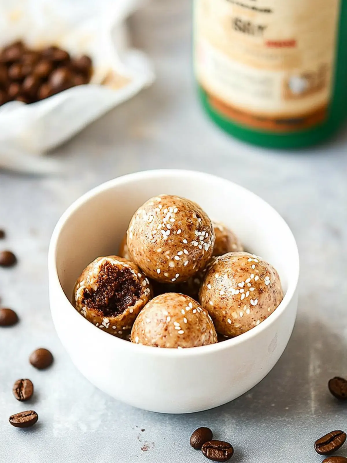 Irresistible Peanut Butter Coffee Energy Balls - Easy Snack