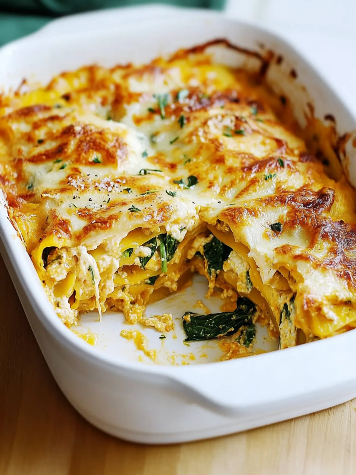Ultimate Butternut Squash and Spinach Lasagna: Delicious Comfort