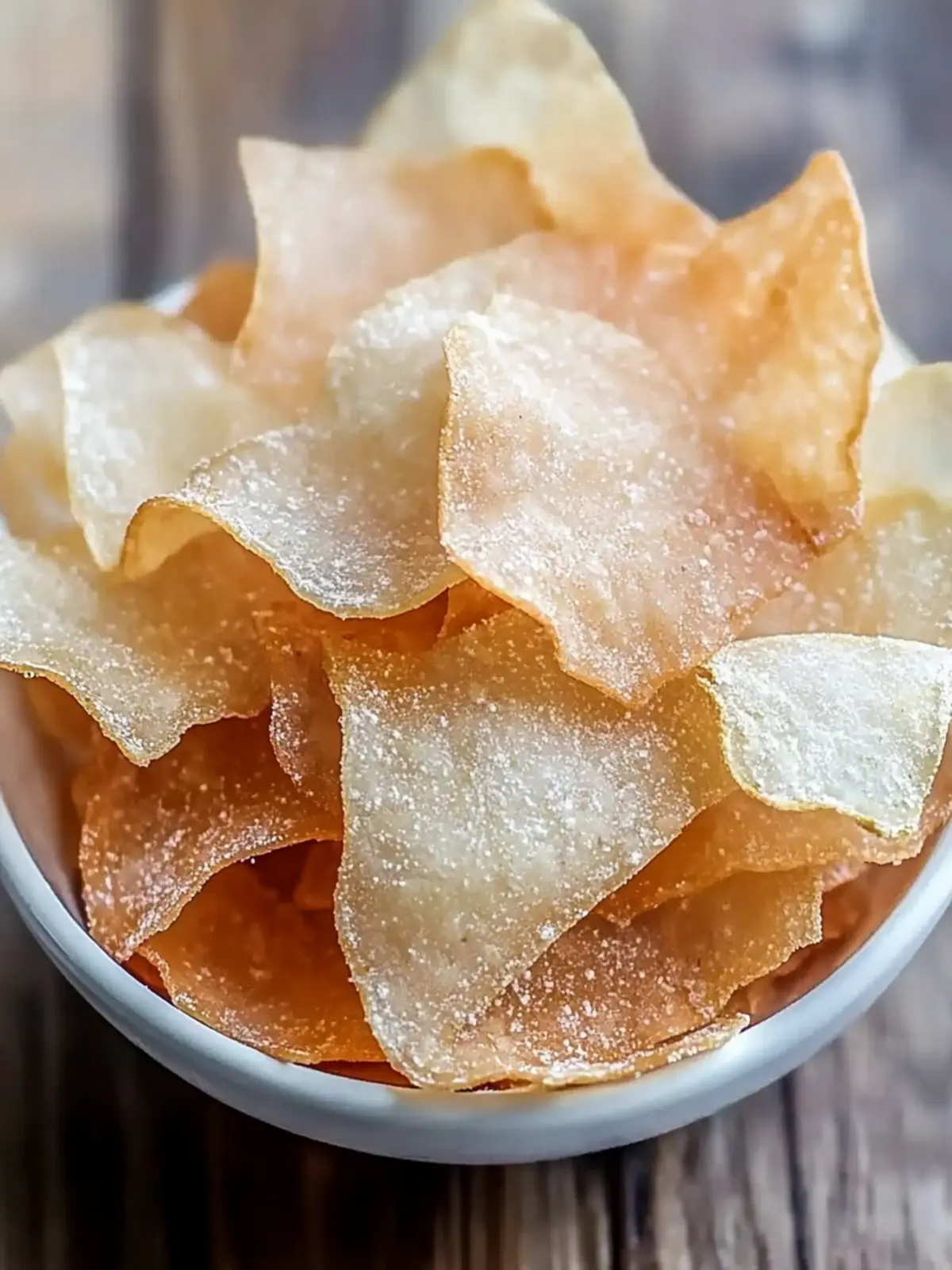 Irresistibly Crispy Rice Paper Chips in Just 15 Minutes