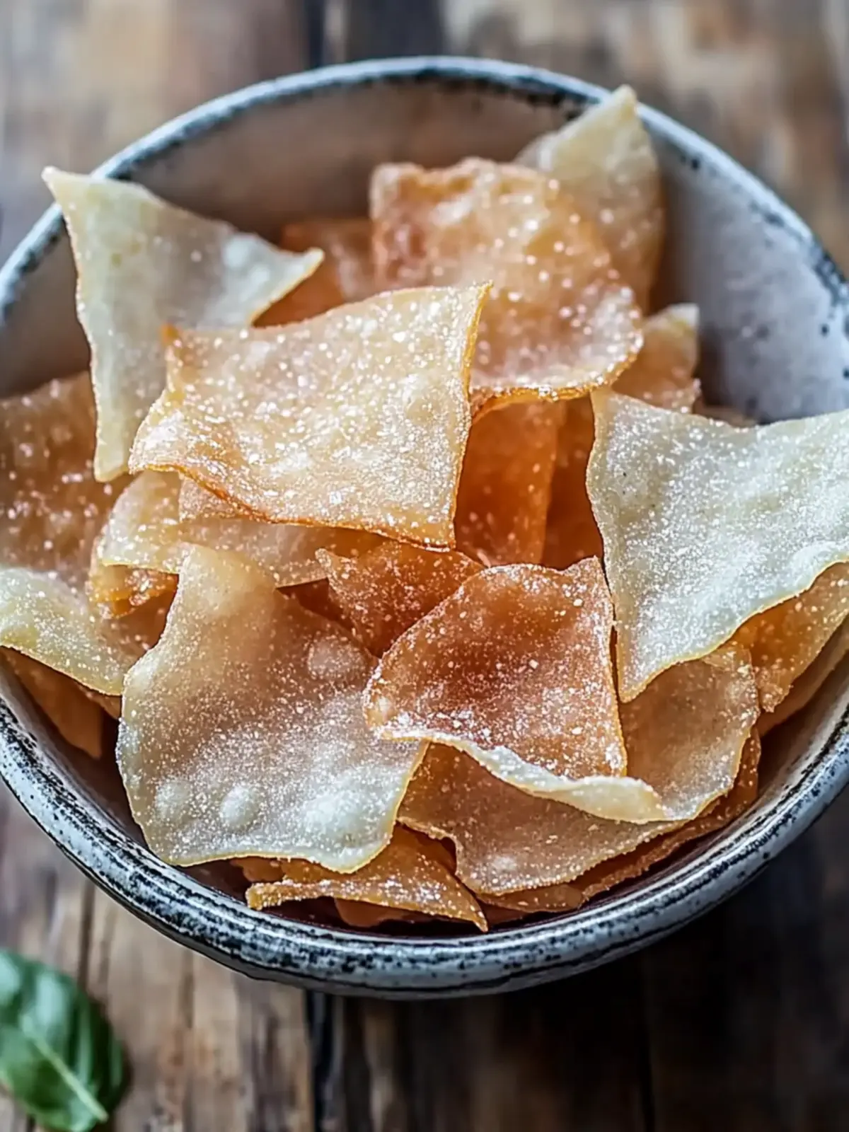 Irresistibly Crispy Rice Paper Chips in Just 15 Minutes