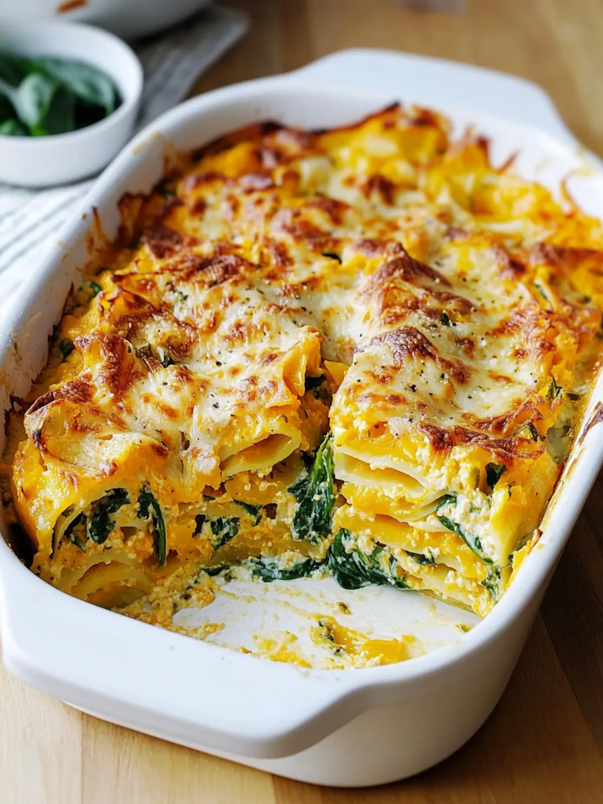 Ultimate Butternut Squash and Spinach Lasagna: Delicious Comfort