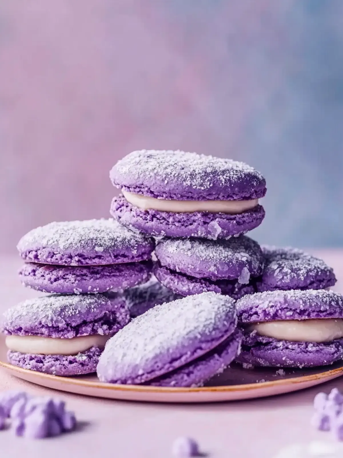 Irresistible Ube Crinkle Sandwich Cookies for Memorable Moments